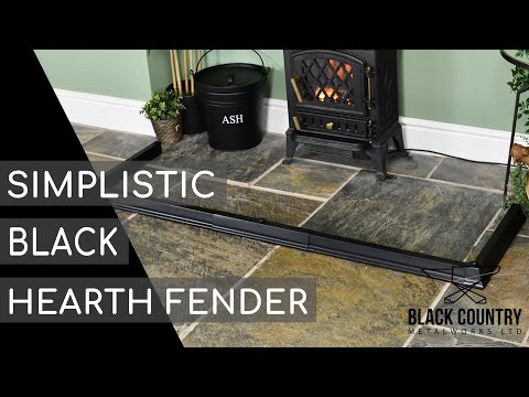 Simplistic Black Hearth Fender