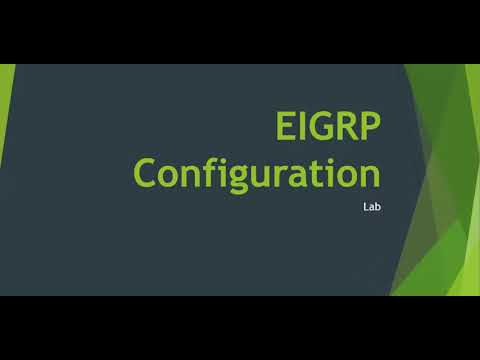 Enhanced Interior Gateway Routing Protocol #EIGRP