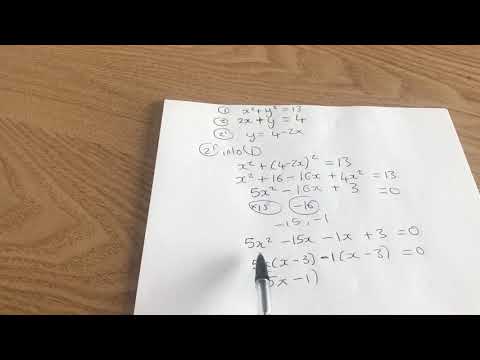 Simultaneous Equations with Non Linear