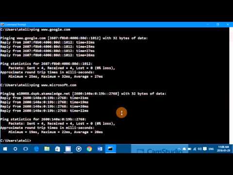 Windows tips and tricks ping command to see if Internet connection is there when you have problems