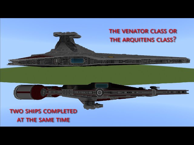 Star Wars Half Scale Venator Minecraft Map