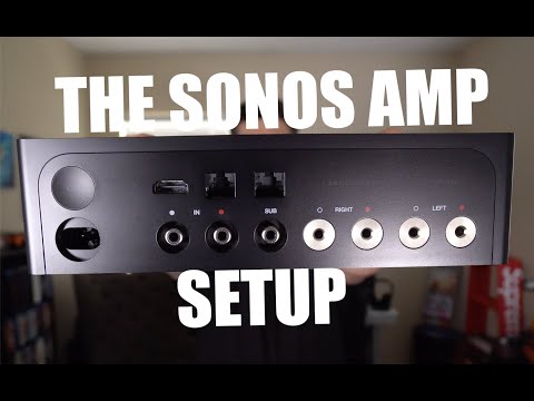 Sonos Amp Multi Room Setup | How To Connect Sonos Amp | Sonos Amp In Ceiling Speaker Setup | Sonos