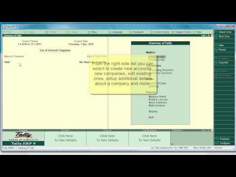 Tally.ERP9, accounting software for your company