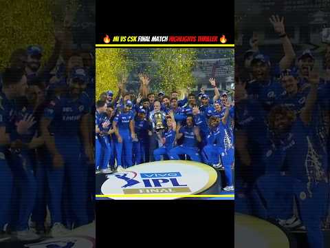MI vs CSK Final Last Over Thriller | Jadeja vs Malinga | IPL Classic Finish!
