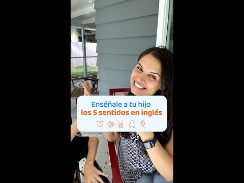 ¿Listo para practicar inglés con tu hijo? Hoy repasaremos los 5 sentidos ⭐.