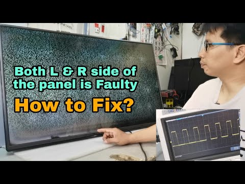 Lg 42" both side of the panel is faulty/Troubleshooting Guide for Led Tv repair