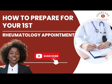 How to prepare for your 1st Rheumatology Appointment