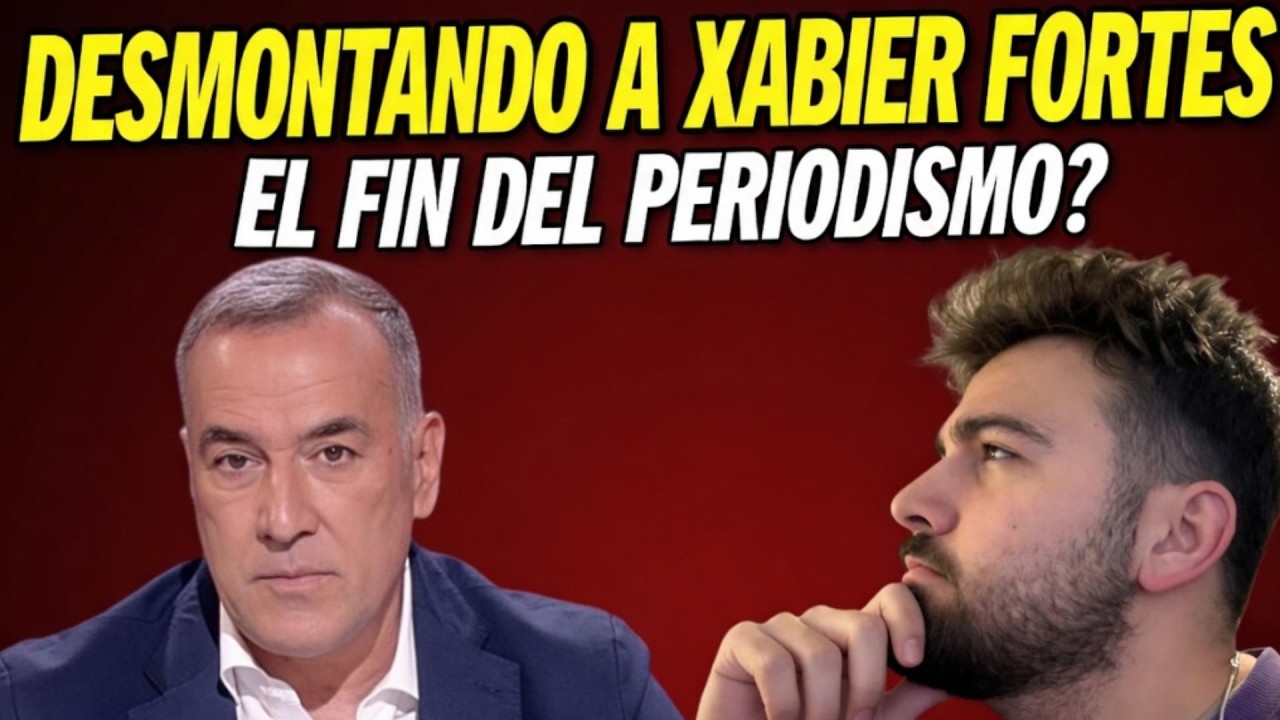 What is the POINT of JOURNALISM TODAY? | CHRONICLE of a COLLAPSE: ANALYSIS BY XABIER FORTES