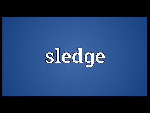 Sledge Meaning