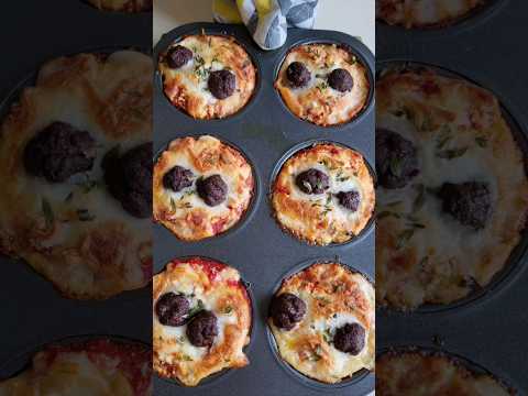 Pasta Muffins Recipe #pasta #muffins