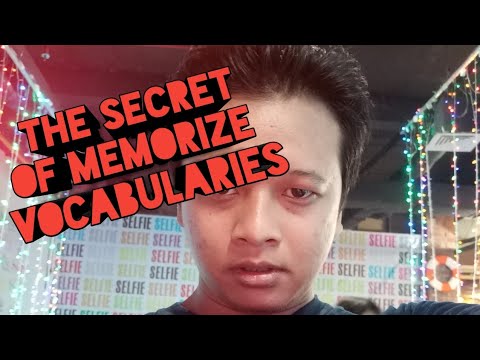 Memorize Vocabularies | Rote Memorization