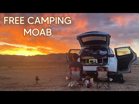 How to Find FREE CAMPING in Moab near Canyonlands and Arches National Park