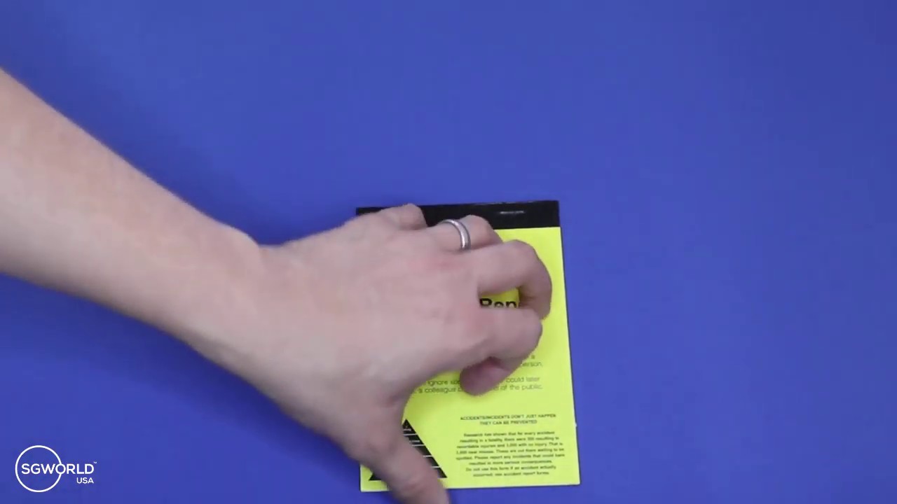Near Miss Report Book Explainer Video