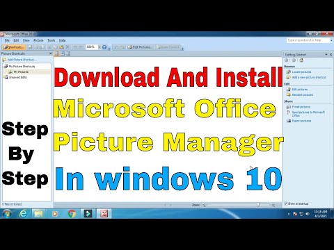 install Microsoft Office Picture Manager in windows 10 . Step By Step 2023.