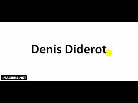 Como pronunciar Denis Diderot