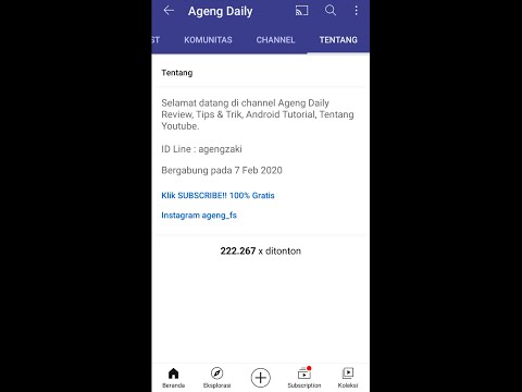 Cara Membuat Deskripsi Channel Youtube | YouTube Channel Description