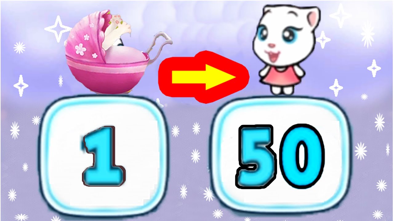 How Talking Angela Level 1-50 In Short Time