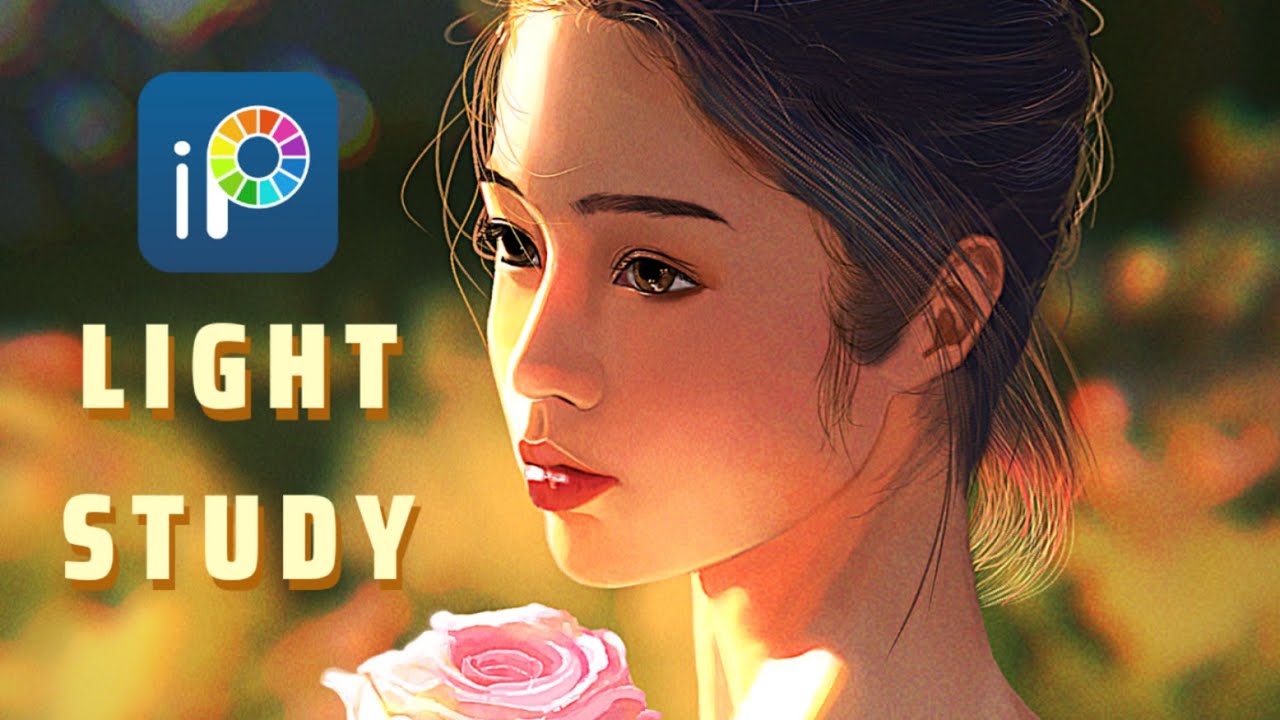 Doing Light Study on IbisPaint X | Full Painting Process + Tips + Brush Details