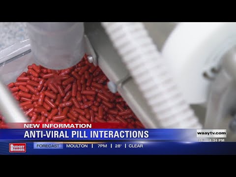 Antiviral pill interactions