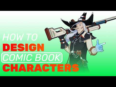 How to Design Comic Book Characters [TRAILER]