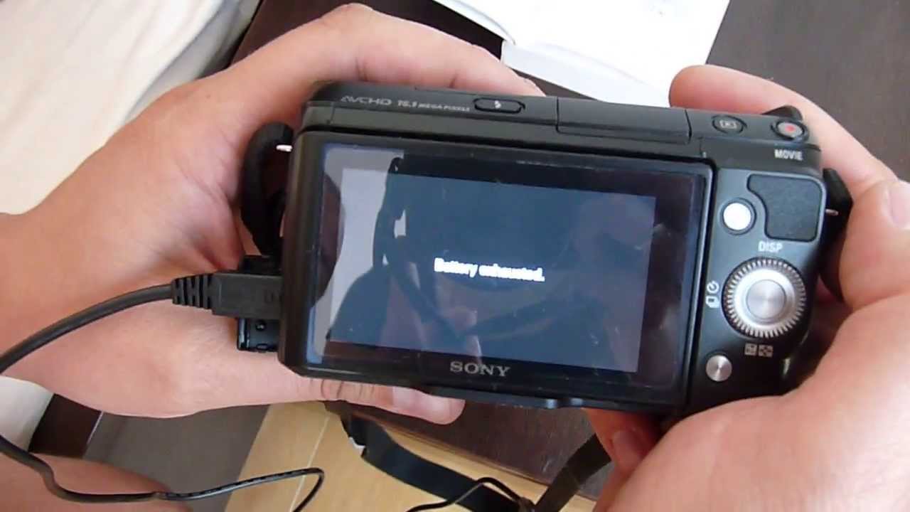 Sony Nex battery is not charging