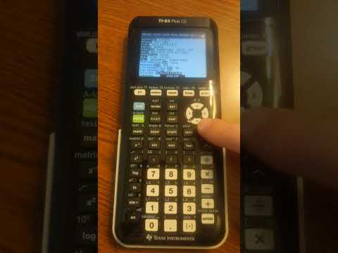 How to change from radians to degrees on TI 84 Plus CE