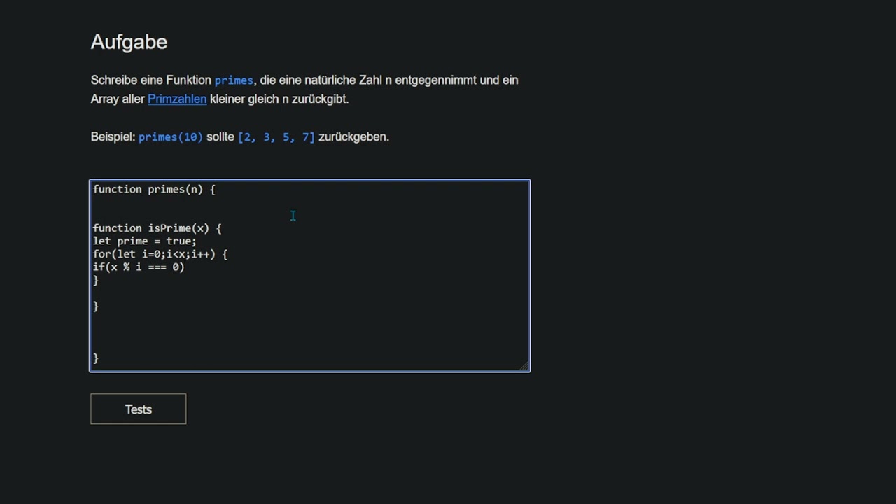 Javascript Hero Pt. 86 - prime number algorithm