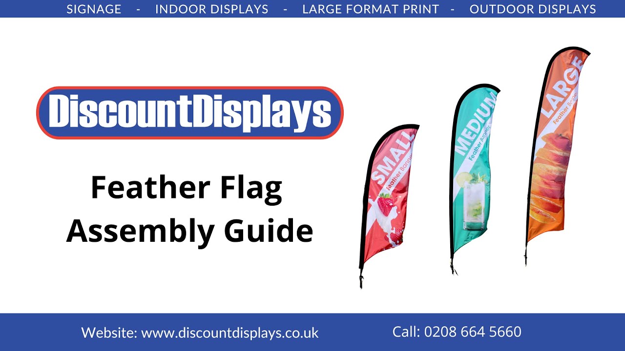 Feather Flag Assembly Guide | Discount Displays