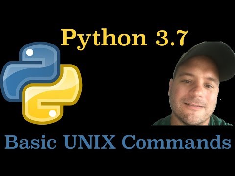 Python 3.7: Basic Unix Commands