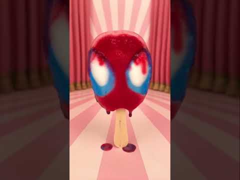 The Melting Ice Cream Spider-Man Popsicle #Shorts