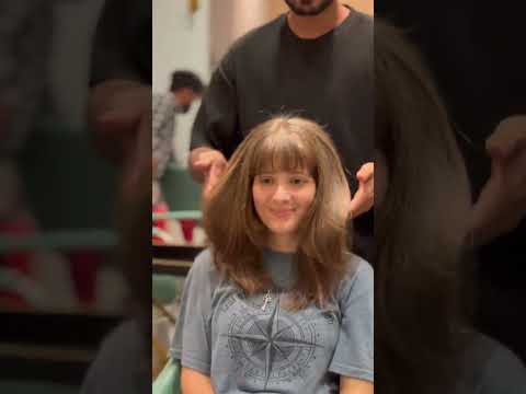Get a professional haircut to style your gorgeous hair with care