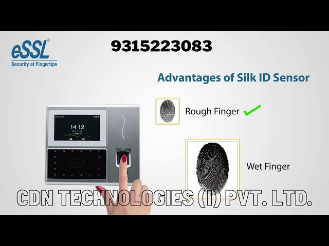 Biometric Attendance Machine - Essl Face Recognition Silkbio 101tc ...
