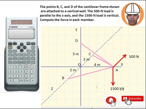 Solve 3D Force System in 5 minutes!