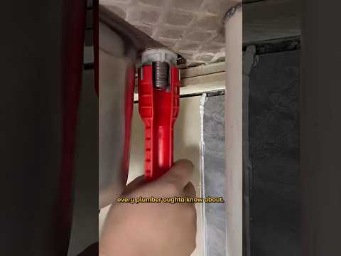 This Plumbing Wrench gets you through your job in a flash ✨🔥🛠️ #tools #plumbing #wrench
