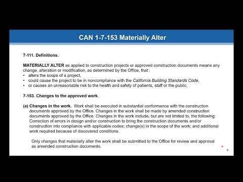 HCAI CAN 1-7-153 by Building Standards Unit - HCAI Webinar
