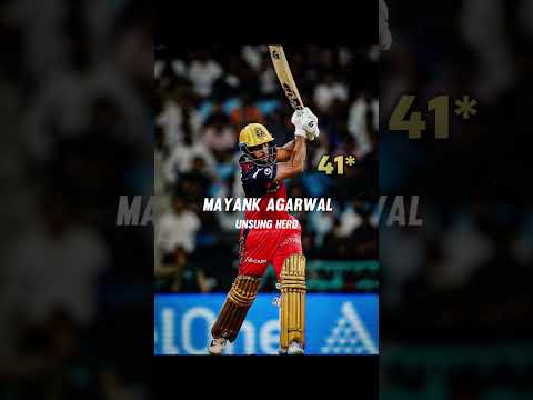 Mayank Agarwal #underrated knock ✊