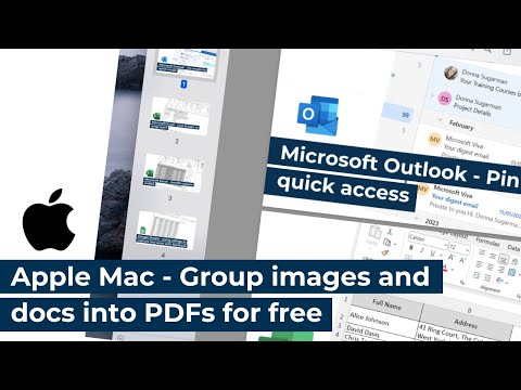 Apple Mac - Group images and documents into PDFs for free