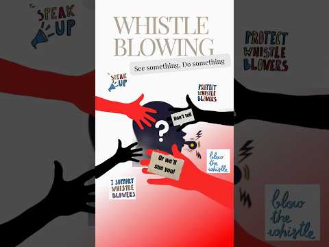 Whistle Blowing #whistleblower #whistleblowing #employment #employees #employee #speakup #illegal