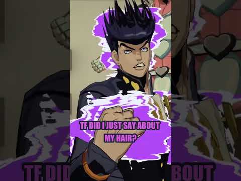 Josuke insults his own hair #vrchat #vr #jojosbizzareadventure #jojo #josuke #anime #meme