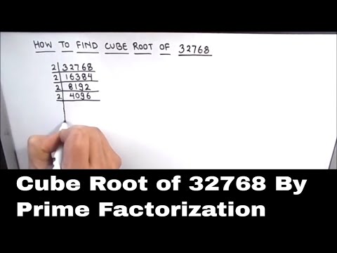 How to Find Cube Root of 32768 / 32768 cube root by prime factorization / Prime Factors of 32768