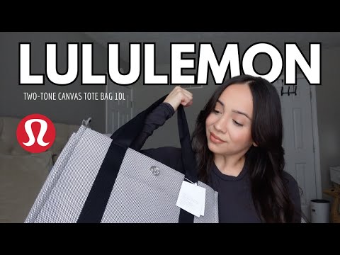 IS IT WORTH IT? Lululemon unboxing and honest review | Two-tone Canvas tote bag 10L