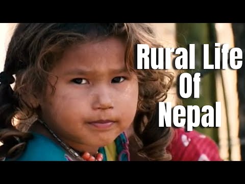 Rural Life in Nepal. Life in buffer zone, Documentary Film.