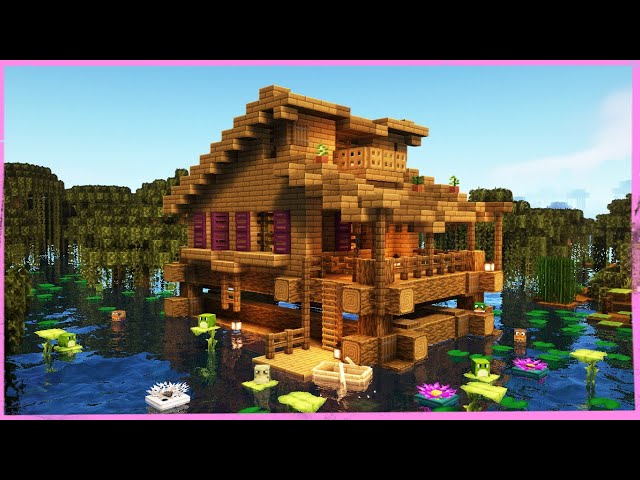 How to build a Swamp House Minecraft Map