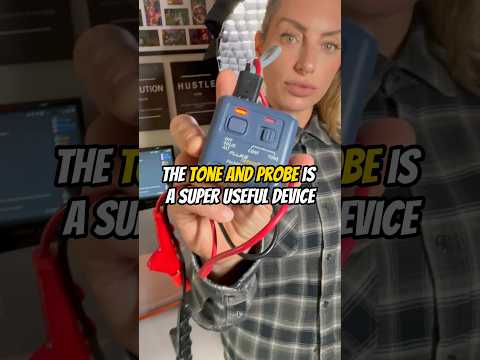 Tracing low voltage cables with the Fluke tone and probe. #fluke #lowvoltage