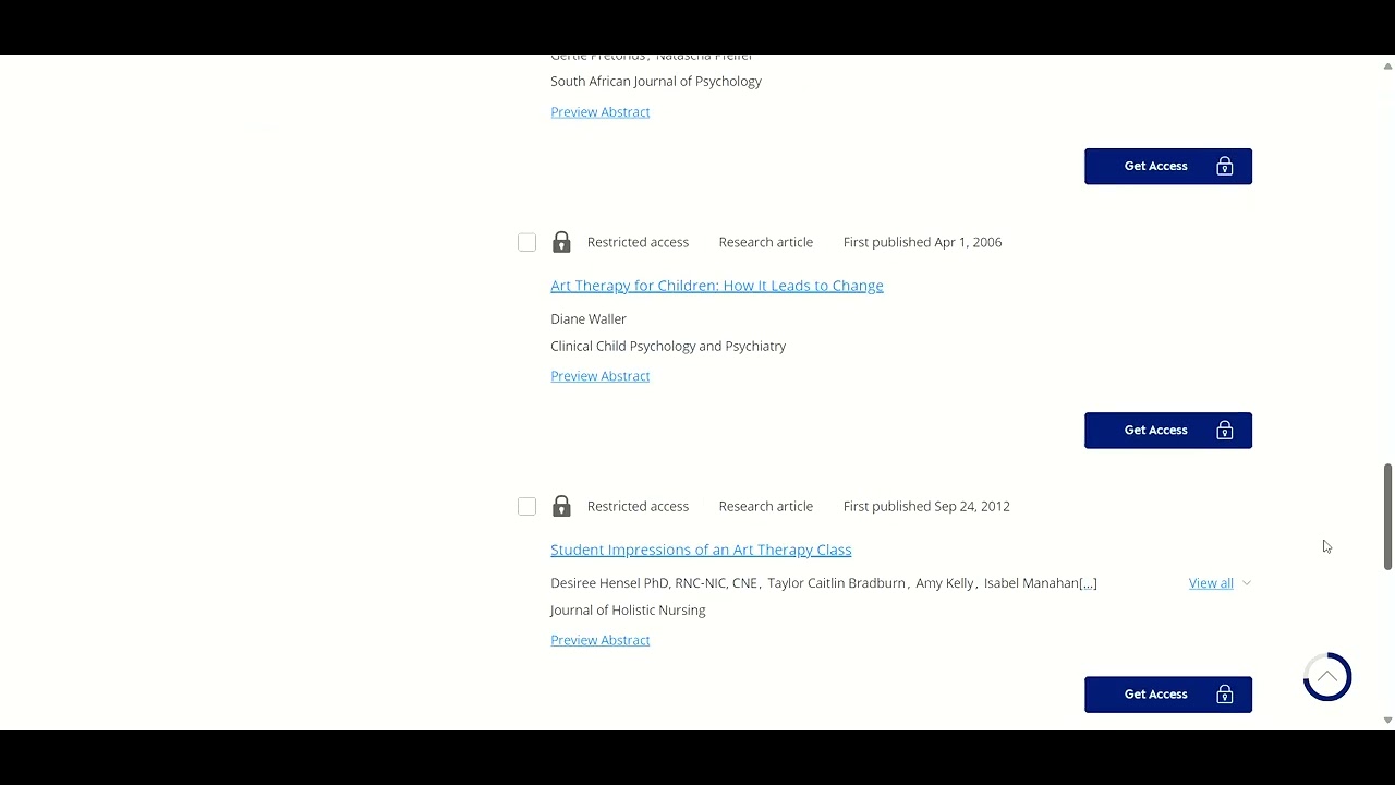 Sage Journals Basic Search Demo