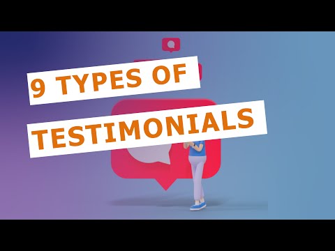 Testimonials types : 9 types of testimonials in marketing