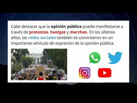 ¿Qué es la opinión pública?