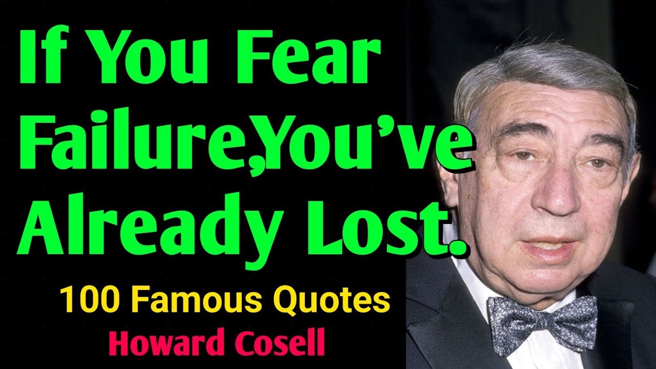 Howard Cosell’s Most Powerful Quotes | Motivational Words of a Legend