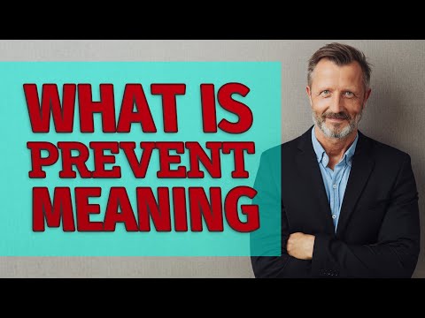 Prevent | Meaning of prevent 📖 📖 📖 📖