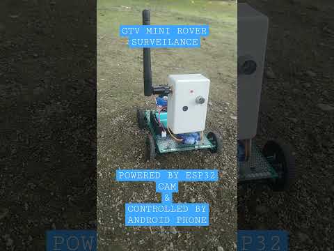 GTV Mini rover surveilance ESP 32 Cam